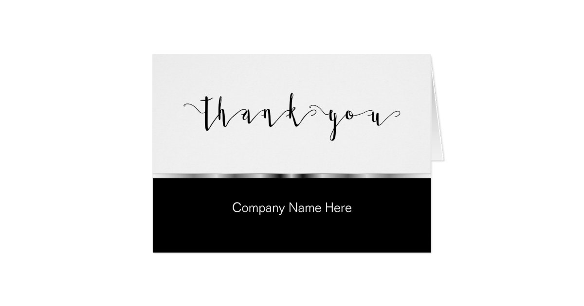 Classy Business Thank You Cards | Zazzle.com
