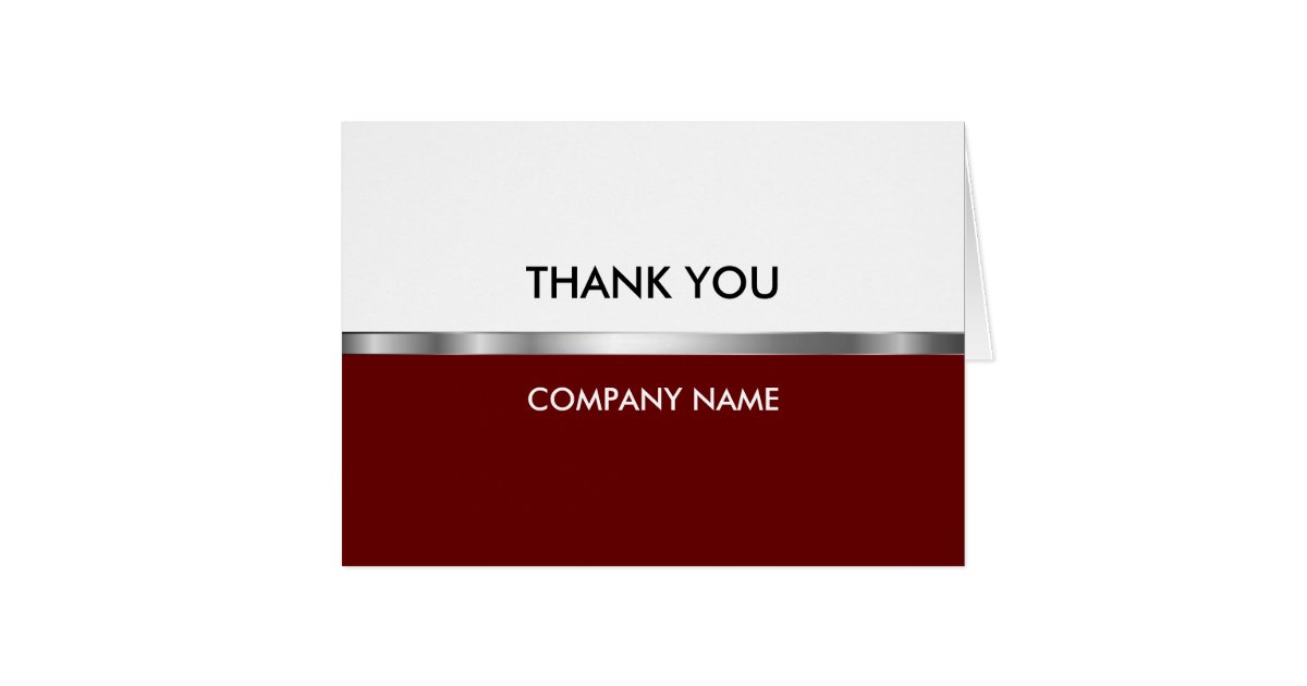 Classy Business Thank You Cards | Zazzle.com