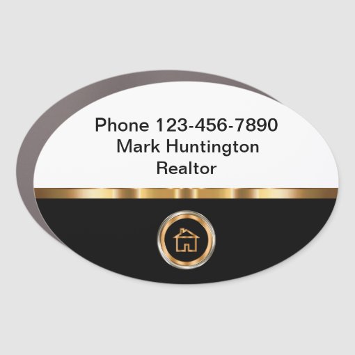Classy Car Magnets For A Realtor | Zazzle