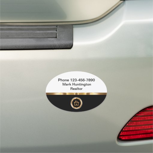 Classy Car Magnets For A Realtor | Zazzle