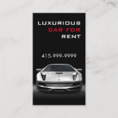 Classy Car Service Or Uber Driver Business Card | Zazzle