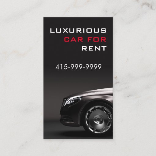 Classy Car Service Or Uber Driver QR code Business Card | Zazzle