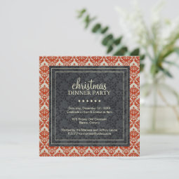Classy Christmas Party Invitation | Zazzle