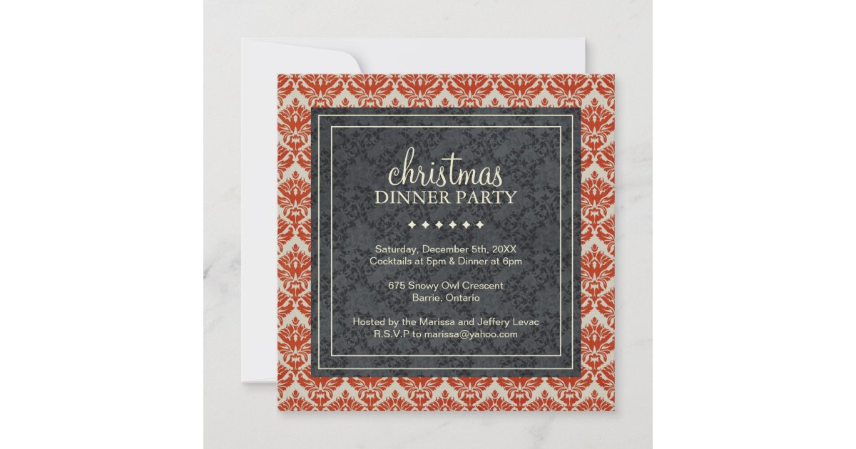 Classy Christmas Party Invitation | Zazzle