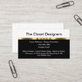 Classy Closet Designer Business Cards | Zazzle