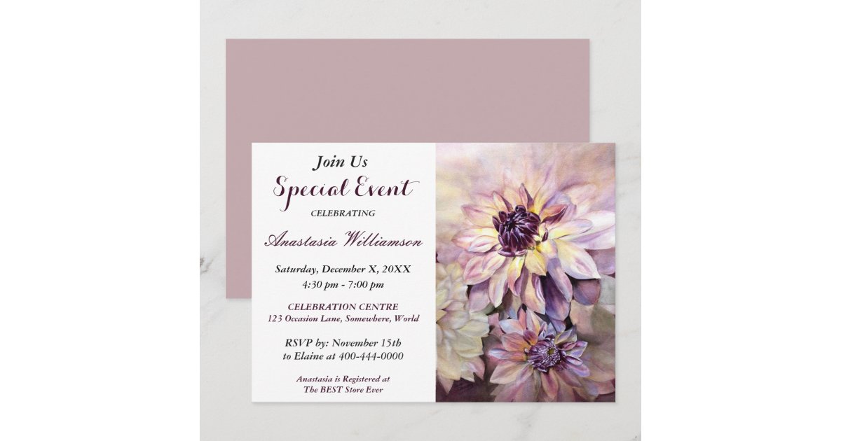 CLASSY COCKTAIL PARTY EVENT INVITE | Zazzle