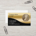 Classy Coin Dealer Business Cards | Zazzle