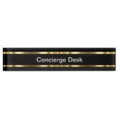 Classy Concierge Sign Desk Name Plate | Zazzle