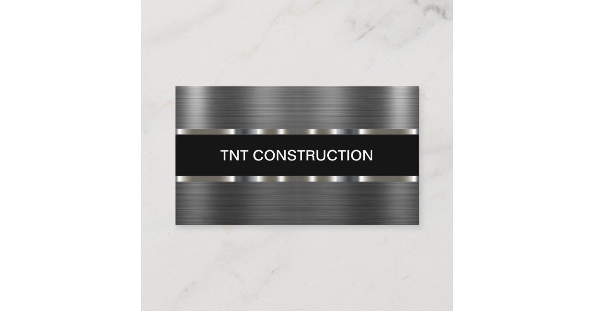 Classy Cool Building Contractor Business Cards | Zazzle