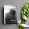 Classy Custom Magazine Style Wedding invitation | Zazzle