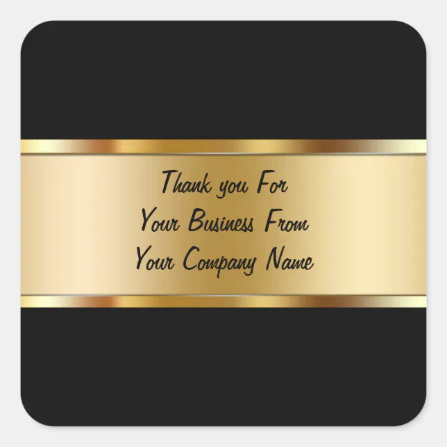 Classy Customer Thank You Stickers | Zazzle