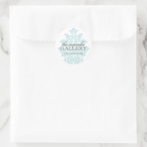 Classy Decorative Bakery Stickers | Zazzle