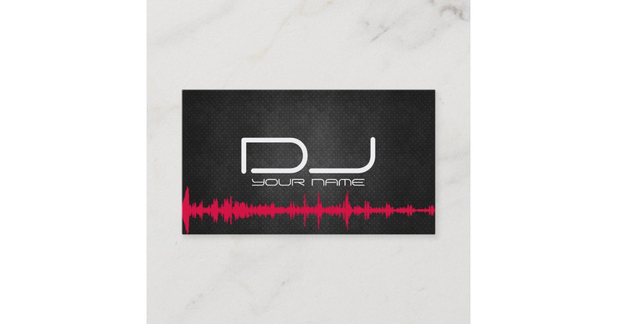 Classy DJ Business Card | Zazzle