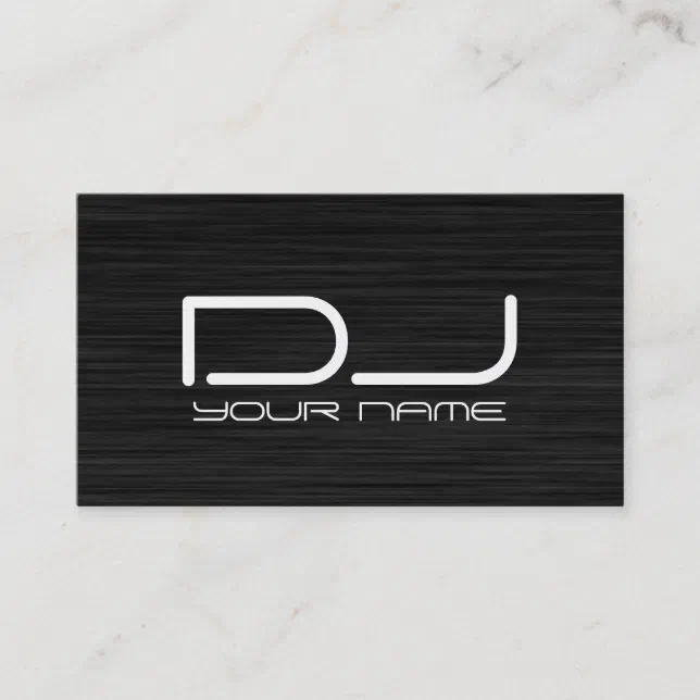 Classy DJ Business Card | Zazzle
