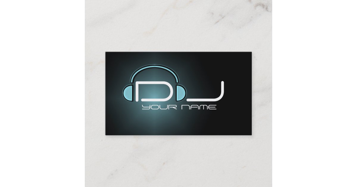Classy DJ Business Card | Zazzle