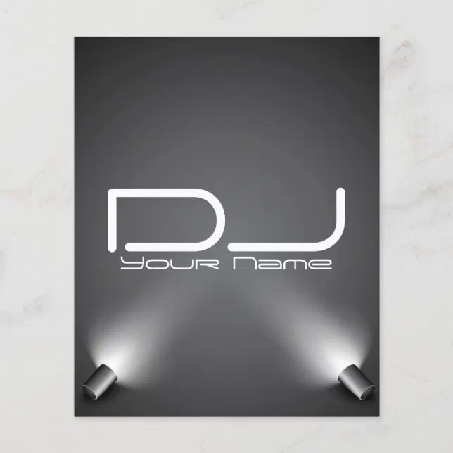 Classy DJ Party Flyer | Zazzle