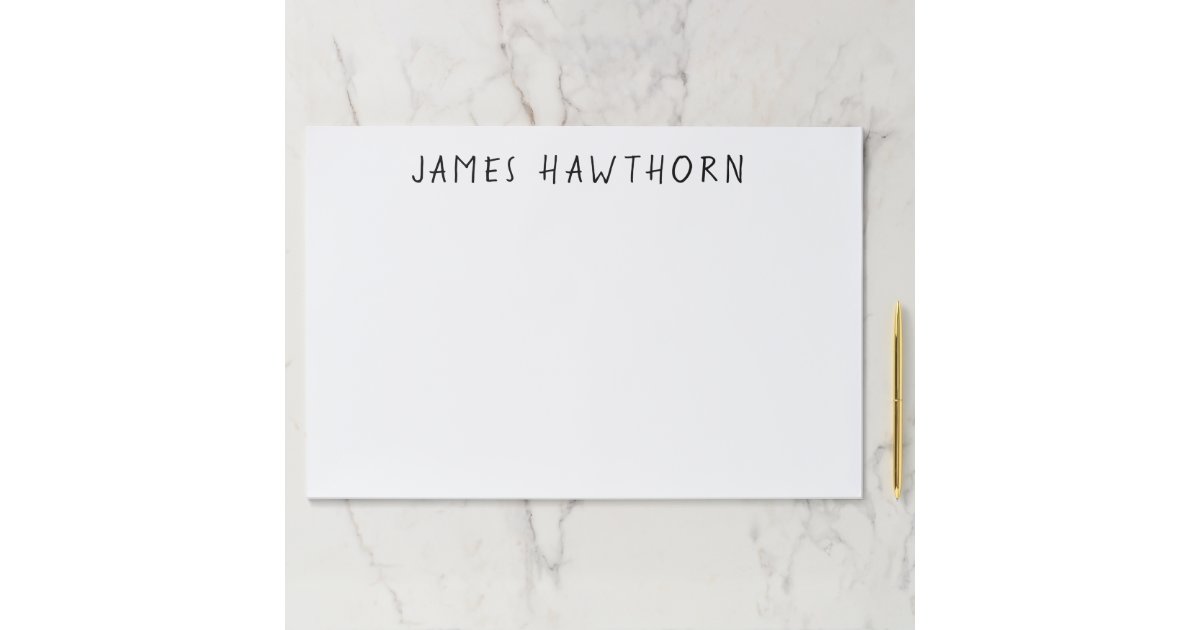 Classy Elegant Professional Business Notes Paper Pad | Zazzle