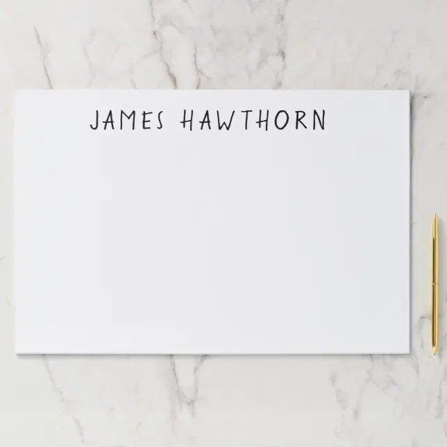 Classy Elegant Professional Business Notes Paper Pad | Zazzle