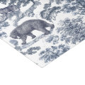 Classy Elegant Rustic Blue Forest Animals Toile Tissue Paper | Zazzle
