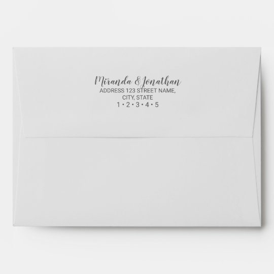 Classy Elegant White Marble Wedding Envelope | Zazzle.com