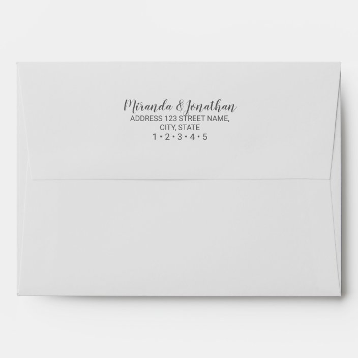 Classy Elegant White Marble Wedding Envelope | Zazzle.com