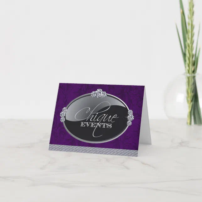 Classy Event Planner Thank You Card | Zazzle