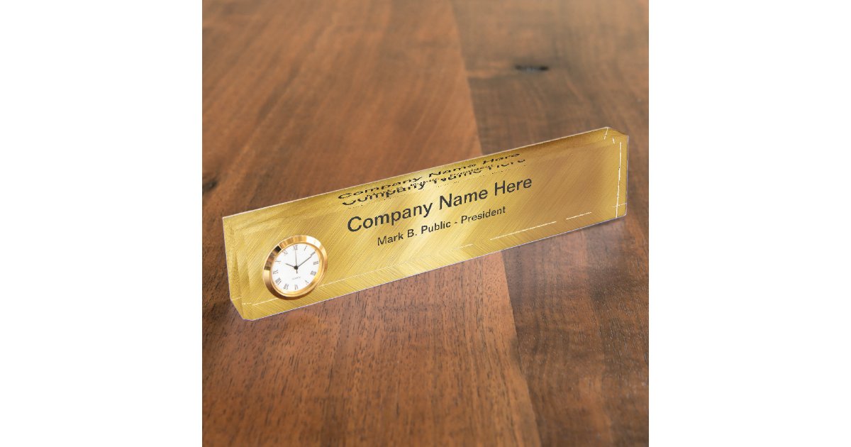 Classy Executive Desk Name Plates | Zazzle