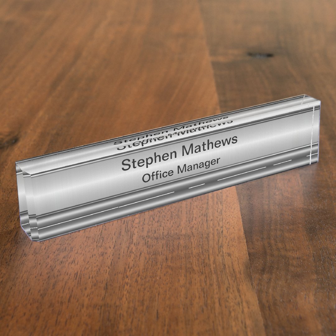 Classy Executive Desk Name Plates | Zazzle