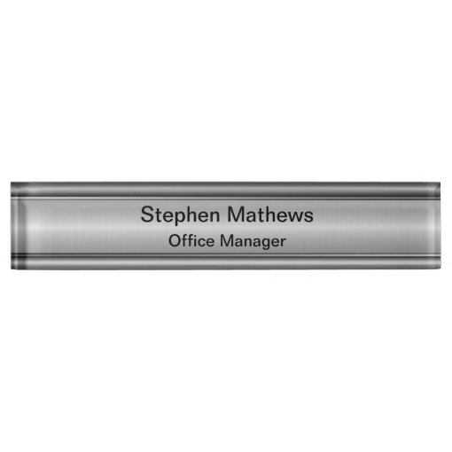 Classy Executive Desk Name Plates | Zazzle