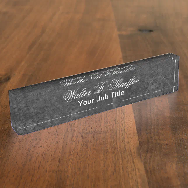 Classy Executive Gift Nameplate | Zazzle