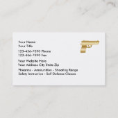 Classy Firearms Business Cards | Zazzle