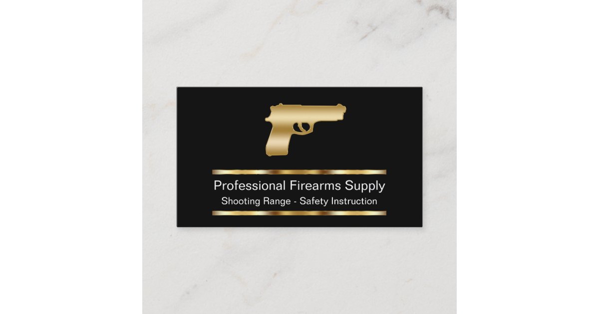 Classy Firearms Business Cards | Zazzle.com