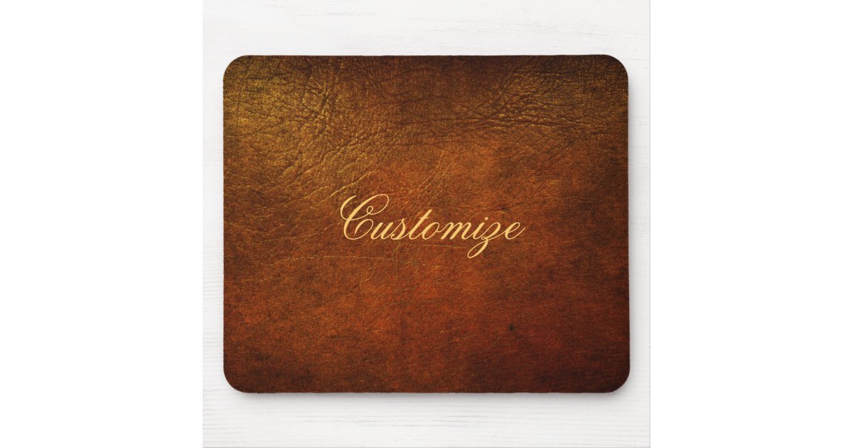 Classy Genuine Leather Designer Mouse Pad | Zazzle