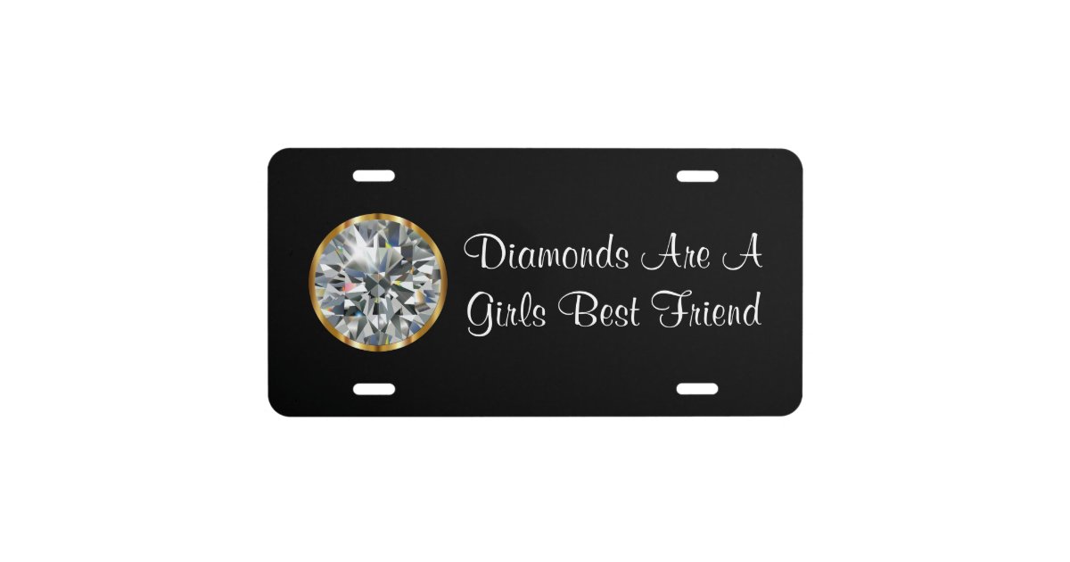 Classy Girls License Plate Template Zazzle Classy Girls License Plate Template Zazzle