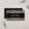 Classy Glitzy Monogram Editable Business Cards | Zazzle