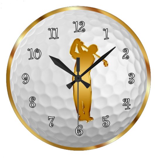 Classy Gold Acrylic Wall Clocks | Zazzle.com