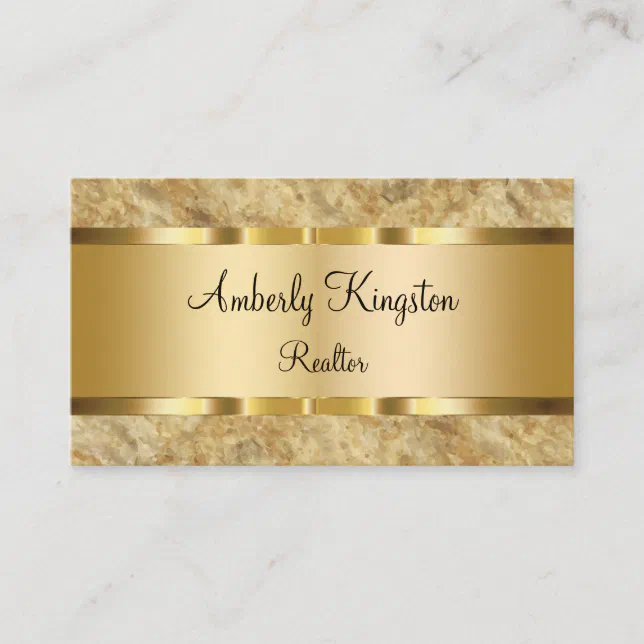 Classy Luxury Home Sales Rep Business Card | Zazzle