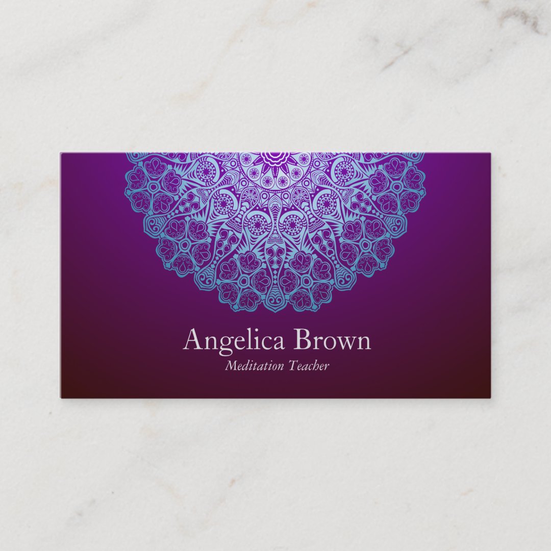 Classy Mandala Business Card | Zazzle