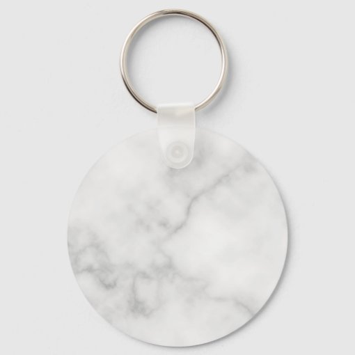 Classy Marble Personalized Monogram and Name Keychain | Zazzle