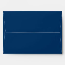 Classy Medieval Monogram Gold Midnight Blue Damask Envelope | Zazzle