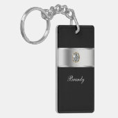 Classy Monogram Keychains | Zazzle