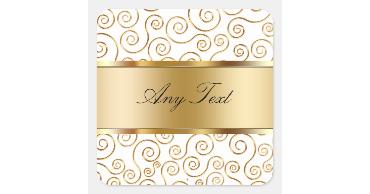 Classy Monogram Sticker Labels | Zazzle