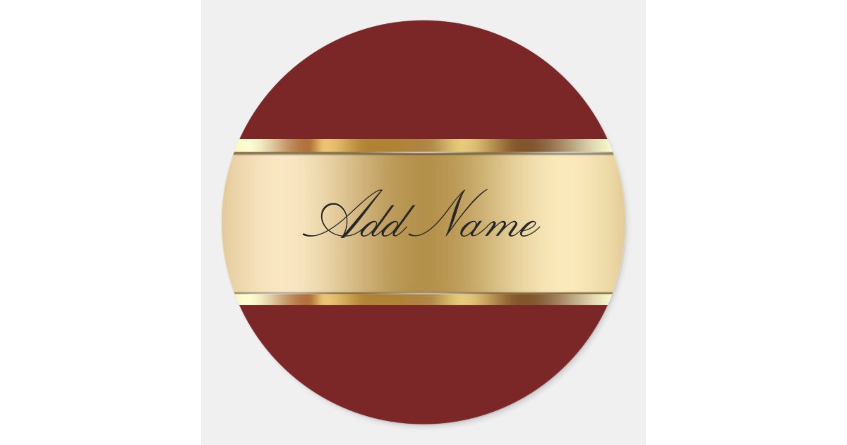 Classy Monogram Stickers | Zazzle