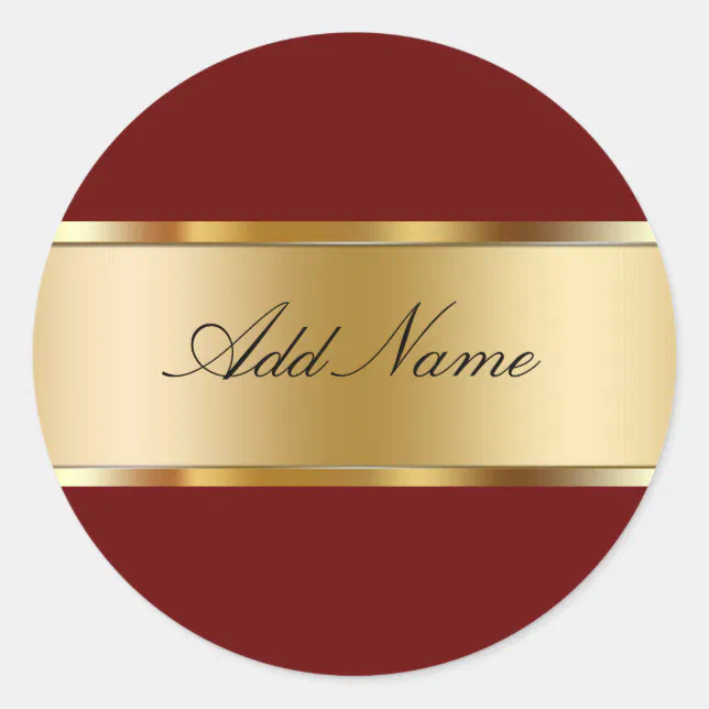 Classy Monogram Stickers | Zazzle