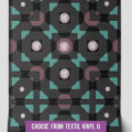 Classy Moroccan Geometric Lattice Jewel Gem Dark Wallpaper | Zazzle