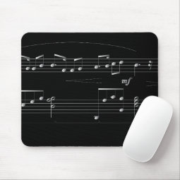 Classy Music Mousepad | Zazzle