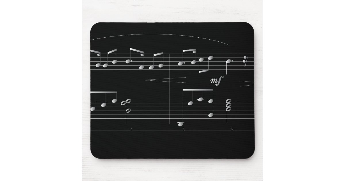 Classy Music Mousepad | Zazzle