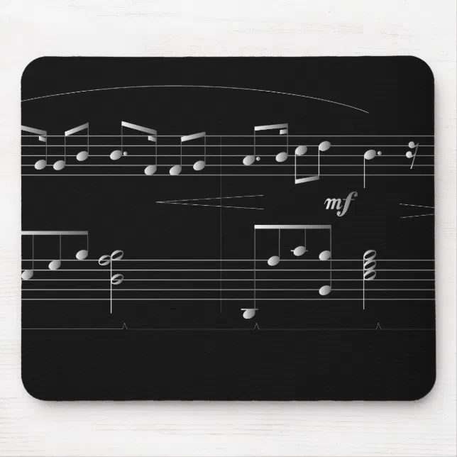 Classy Music Mousepad | Zazzle
