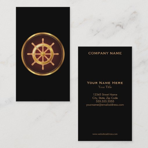 Classy Nautical Business Card | Zazzle