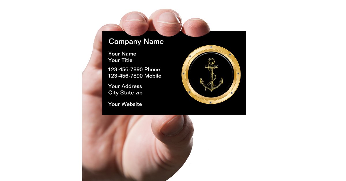 Classy Nautical Business Cards | Zazzle